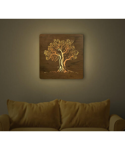 LED-Wandbild "See in den Bergen" 120cm x 40cm | WohndesignPlus - LED ...