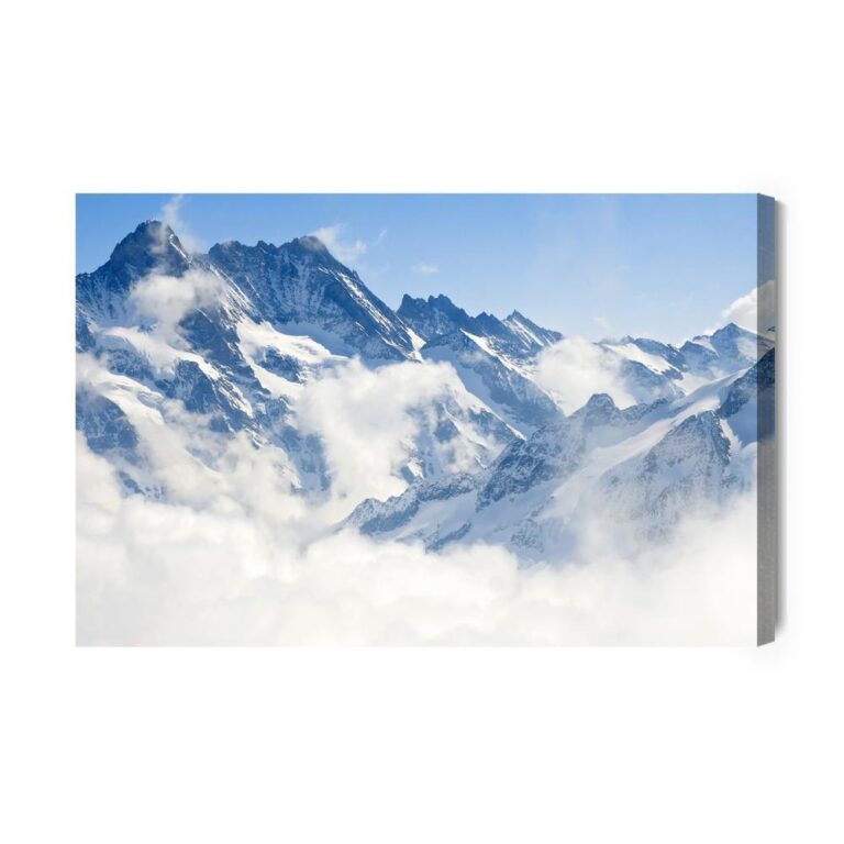 Leinwandbild Alpen In Der Schweiz | WohndesignPlus - LED-Wandbilder ...